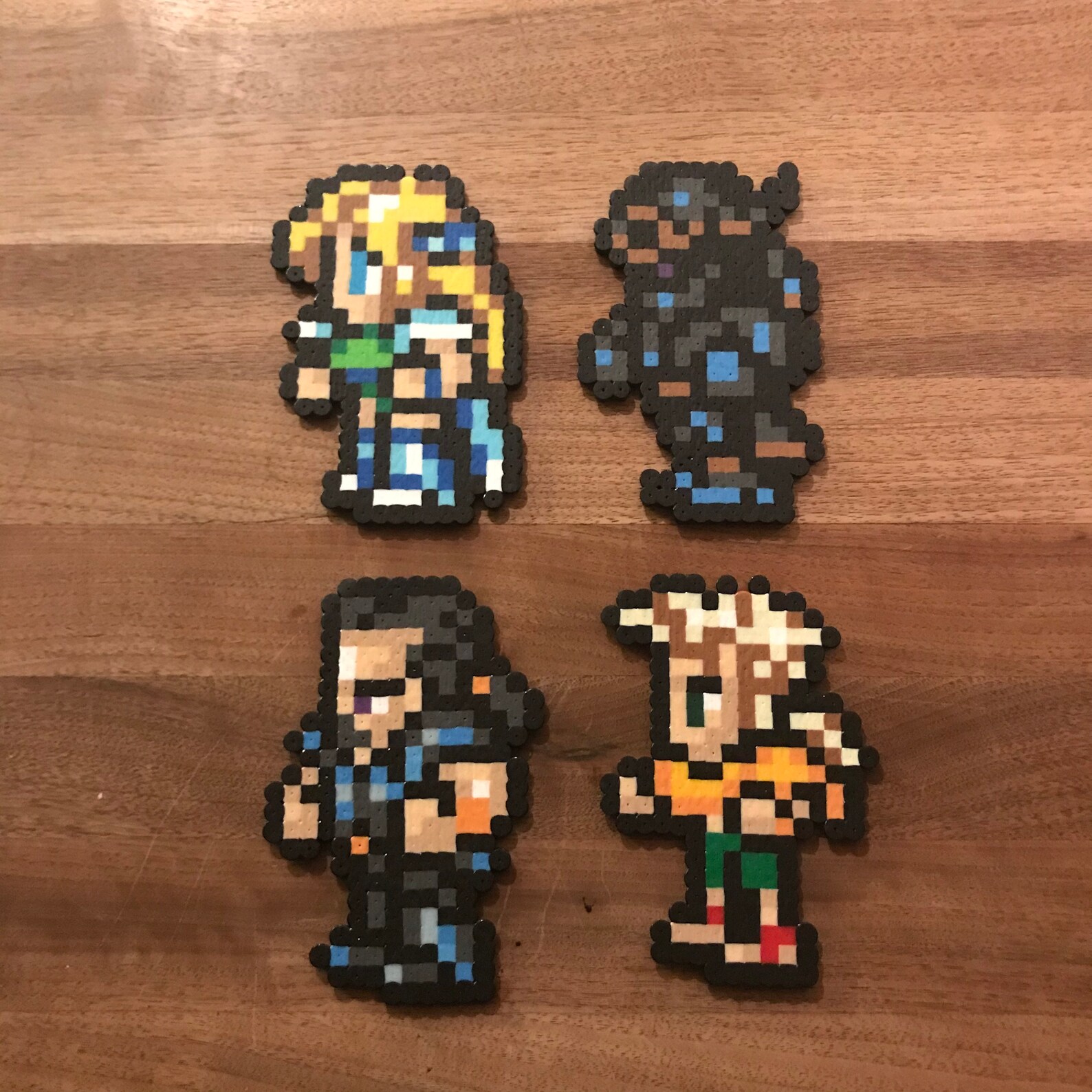 Final Fantasy VI: Perler Bead Sprites Terra Locke Edgar | Etsy