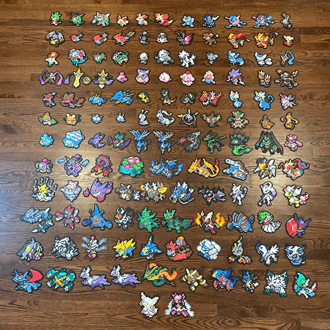 Pokémon Generation 6, Kalos 127 Sprites - Etsy