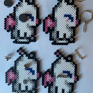 Final Fantasy IX: Perler Bead Sprites - Zidane, Garnet, Vivi, Steiner ...