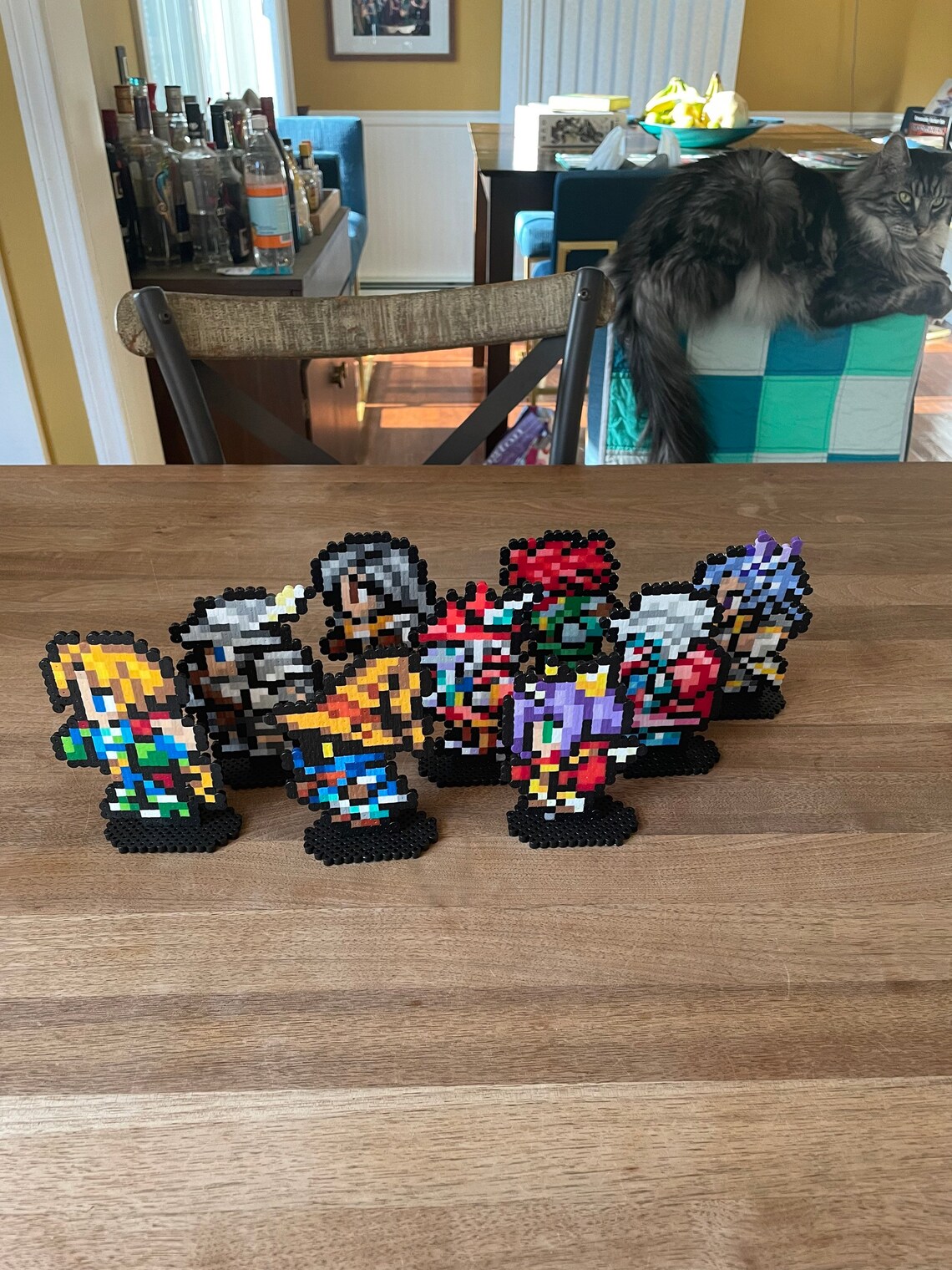 Final Fantasy IX: Perler Bead Sprites - Zidane, Garnet, Vivi, Steiner ...