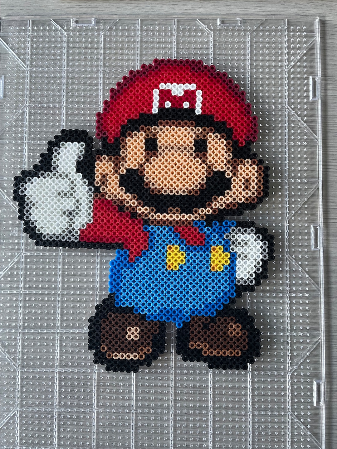 Mario - Paper Mario N64 Perler Sprite - Etsy