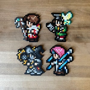 Final Fantasy XIV Job Classes: Perler Bead Sprites - Viper, Pictomancer ...