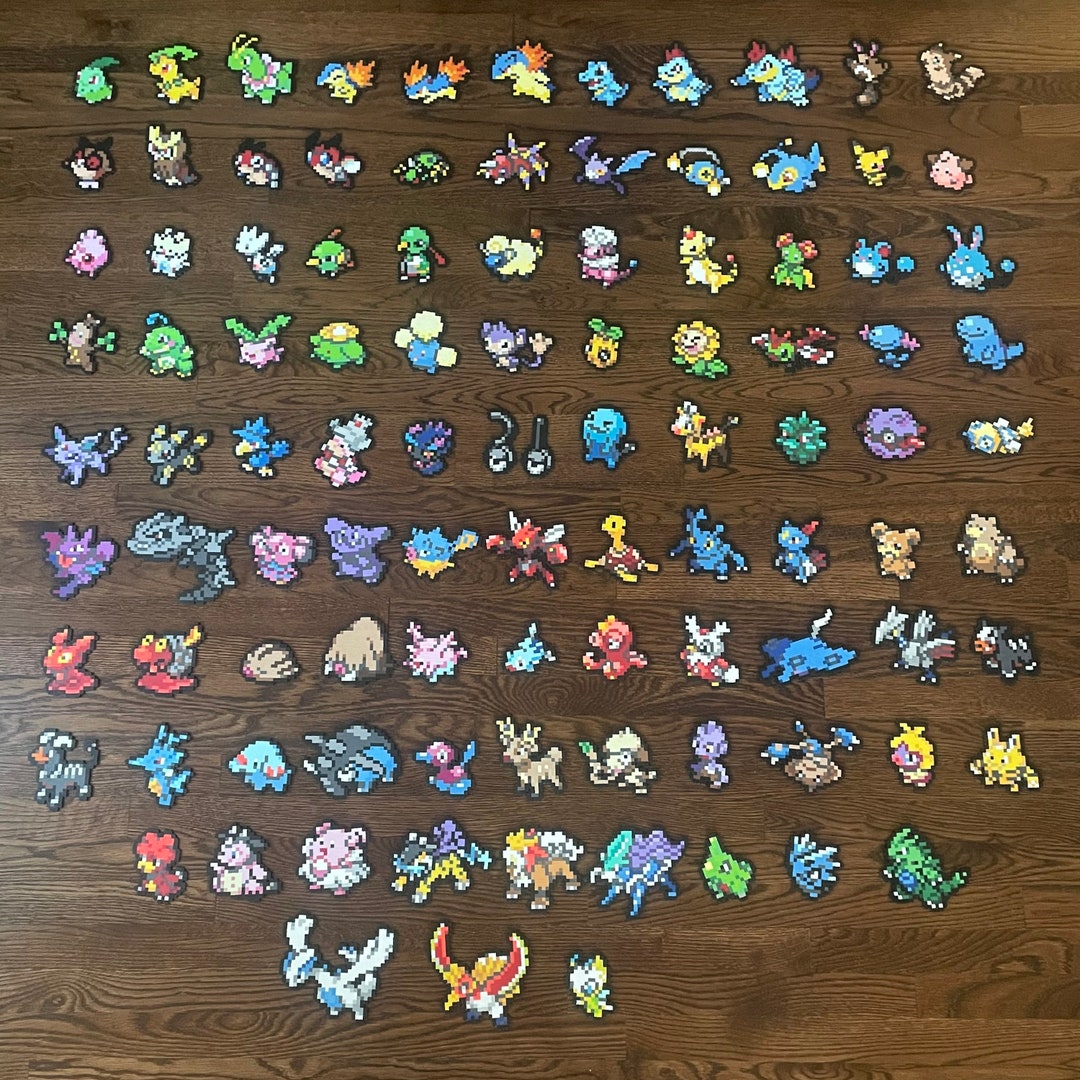 Pokémon Generation 2, Johto 101 Sprites - Etsy