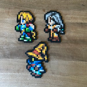 Final Fantasy IX: Perler Bead Sprites Zidane Garnet Vivi | Etsy