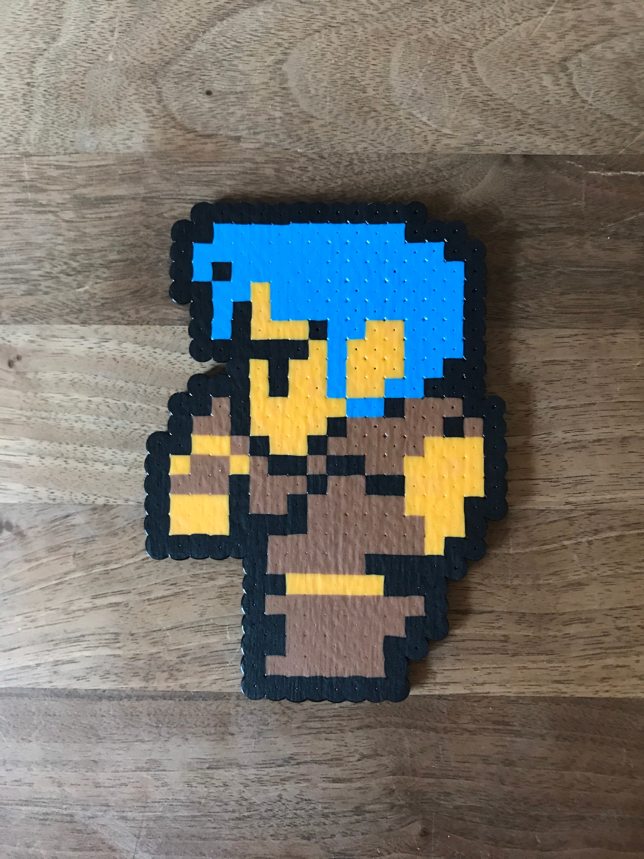 Final Fantasy I: Perler Bead Sprites Guerrero Monje Mago | Etsy