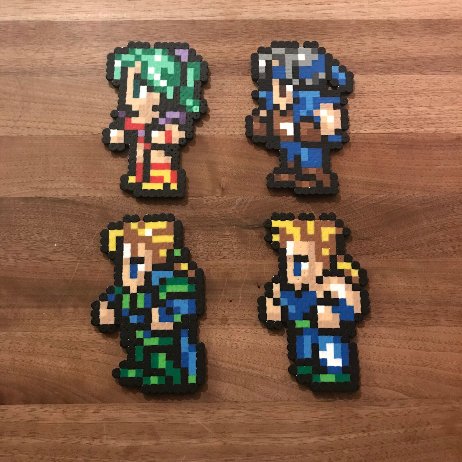 Final Fantasy VI: Perler Bead Sprites Terra Locke Edgar | Etsy