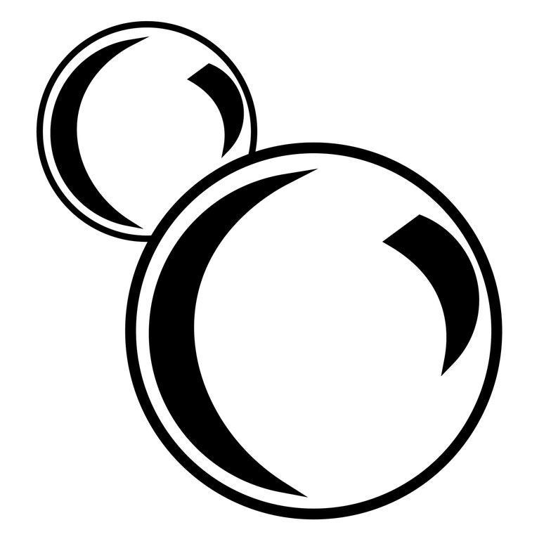 Bubbles Bundle Bubble Vector Images Silhouette Clipart | Etsy