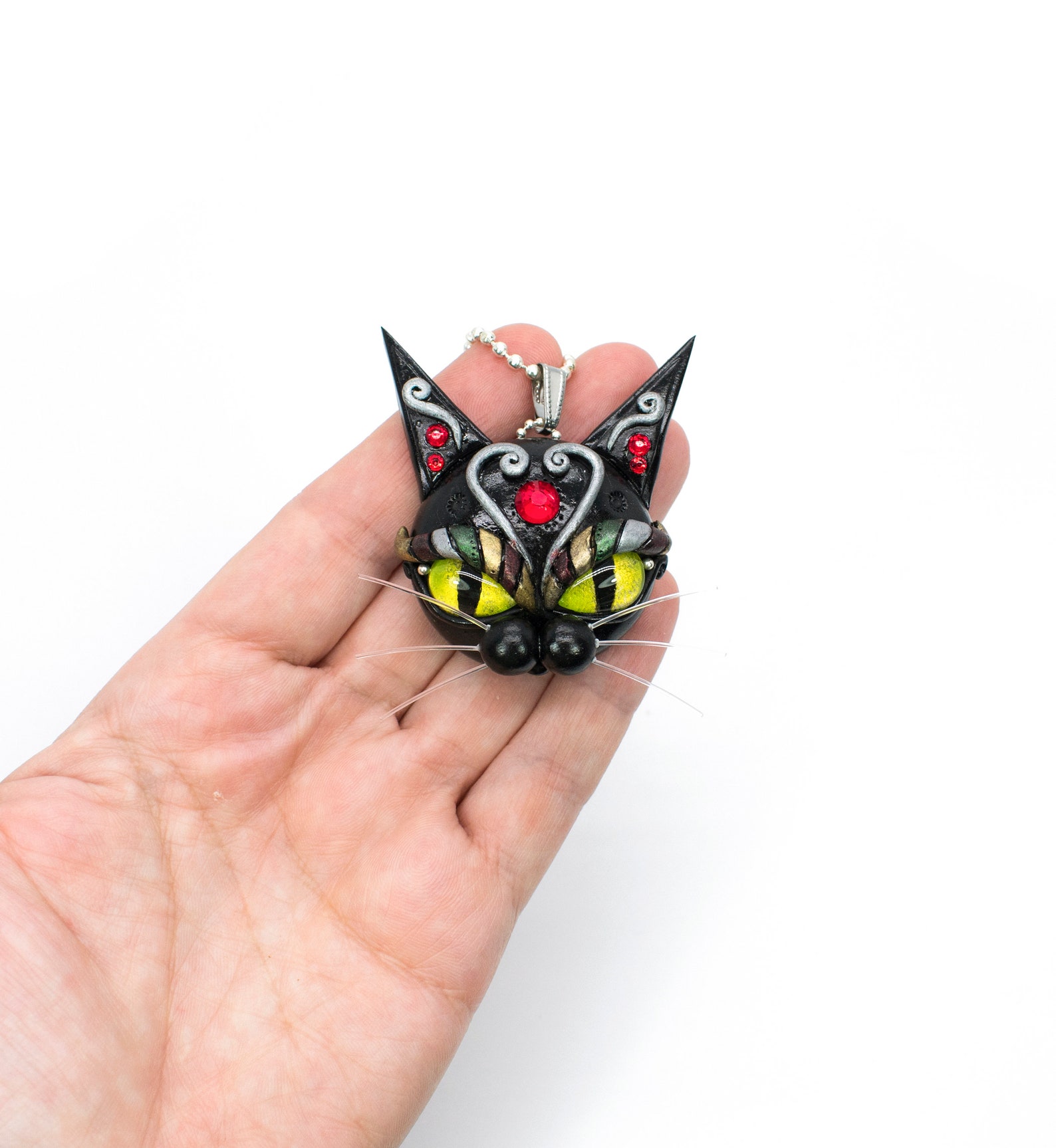 Cat Pendant Animal Jewelry Cat Necklace Cat Jewelry | Etsy