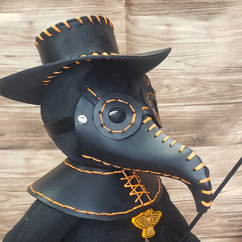 Handmade 18 Inch Plague Doctor Doll With Leather Mask - Etsy