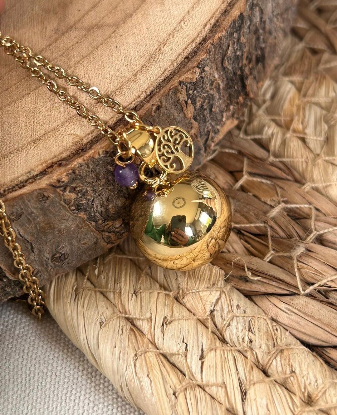 Beautiful and Delicate Pregnancy Bola Maternity Necklace for Pretty ...