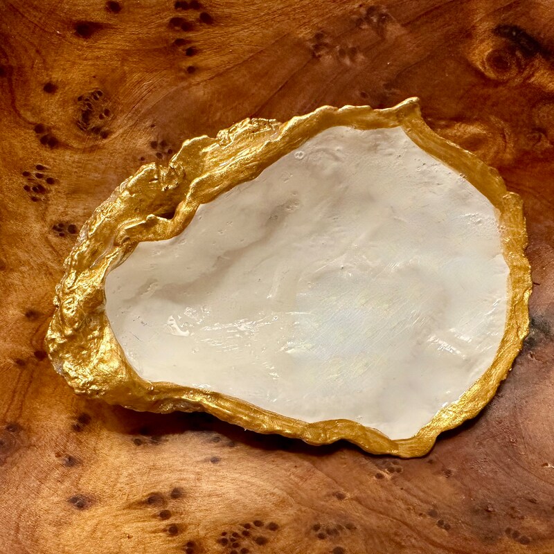 Oyster Shell Ring Dish - Etsy