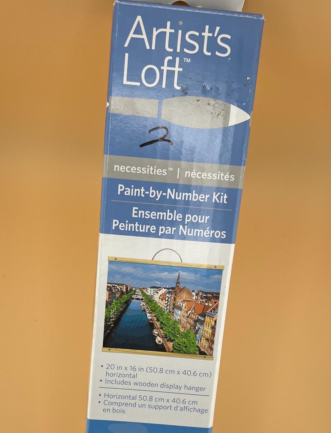 Artists Loft Paint by Number 20 X16 Europe Cansl Scene - Etsy