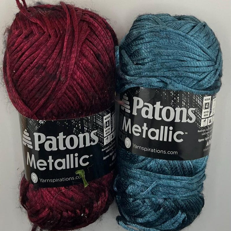 Metallic Yarn - Etsy