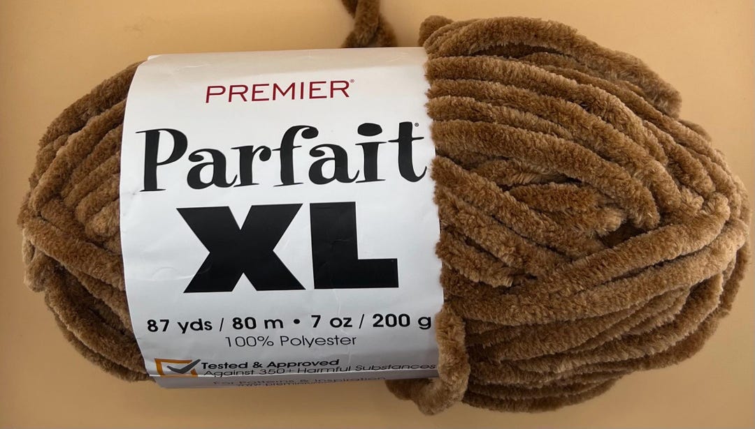 1 Skein Premier Brand Parfait XL Light Brown Polyester Jumbo - Etsy