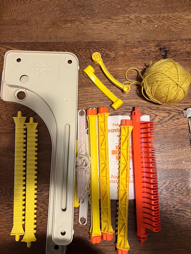 Fisher Price Weaving Loom #715 1983 Complete With Extra Parts - Etsy