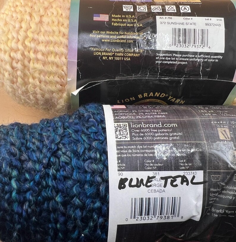 1 Skeins Vintage Homespun Yarn by Lion - 20 Colors Available 6 Ounces ...