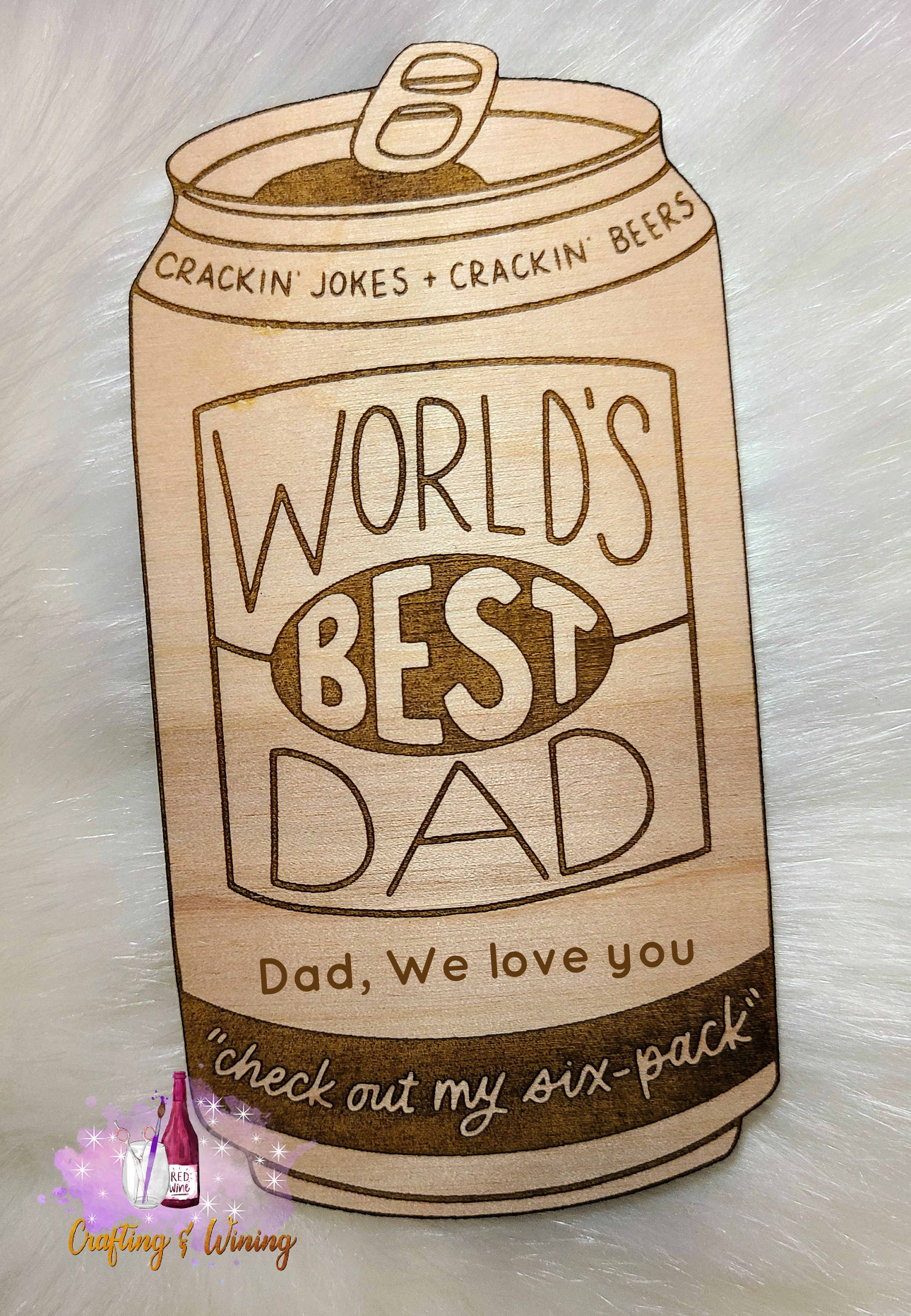 World's Best Dad Beer Can Magnet Dad Magnet Beer Gift - Etsy