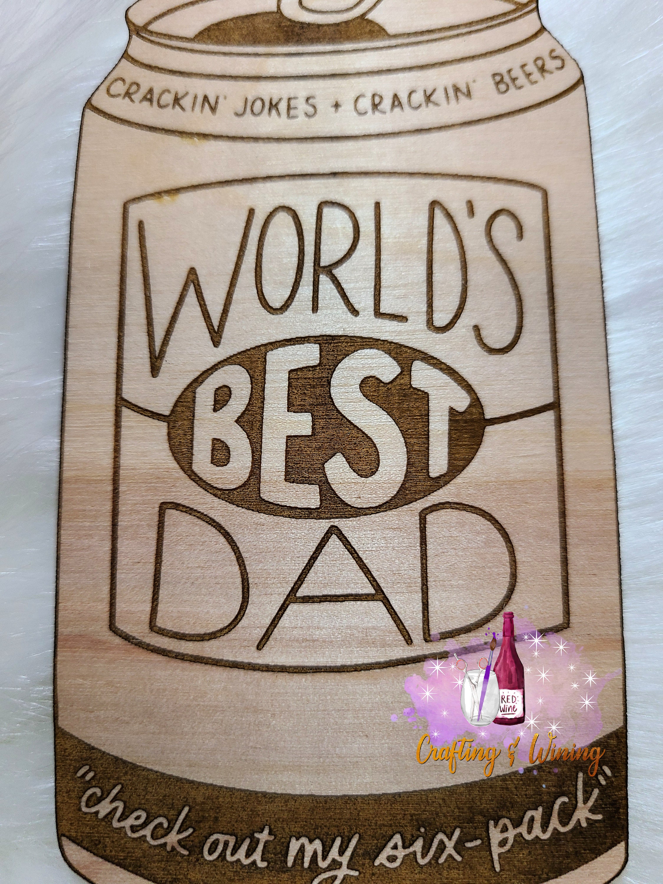World's Best Dad Beer Can Magnet Dad Magnet Beer Gift - Etsy