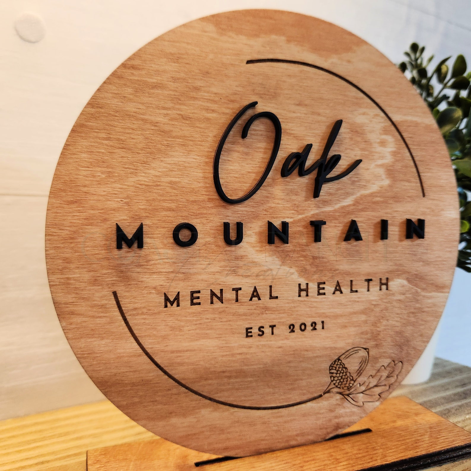 Logo and QR Code Tabletop Sign, Logo Sign, QR Code Sign, Craft Booth ...