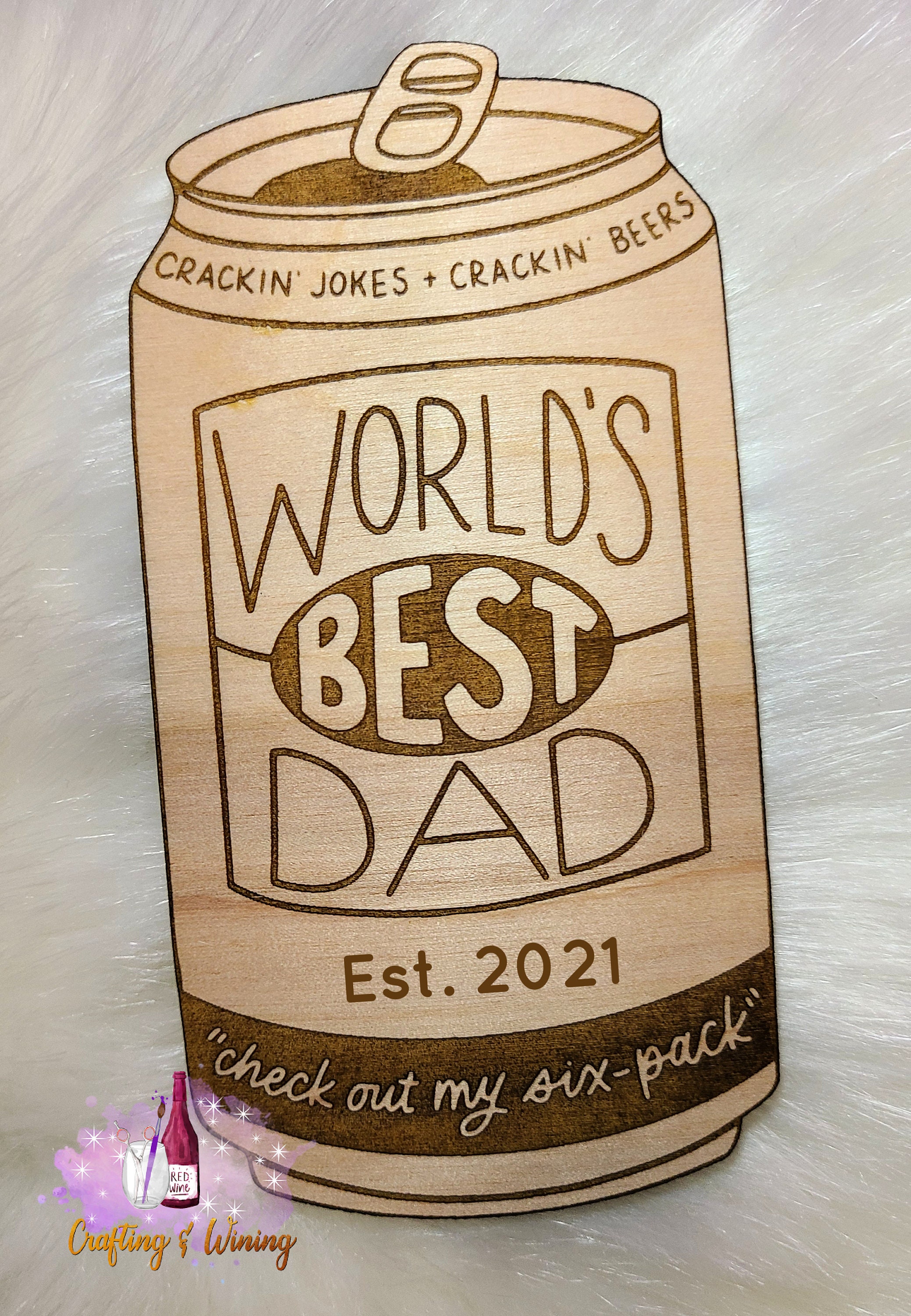 World's Best Dad Beer Can Magnet Dad Magnet Beer Gift - Etsy