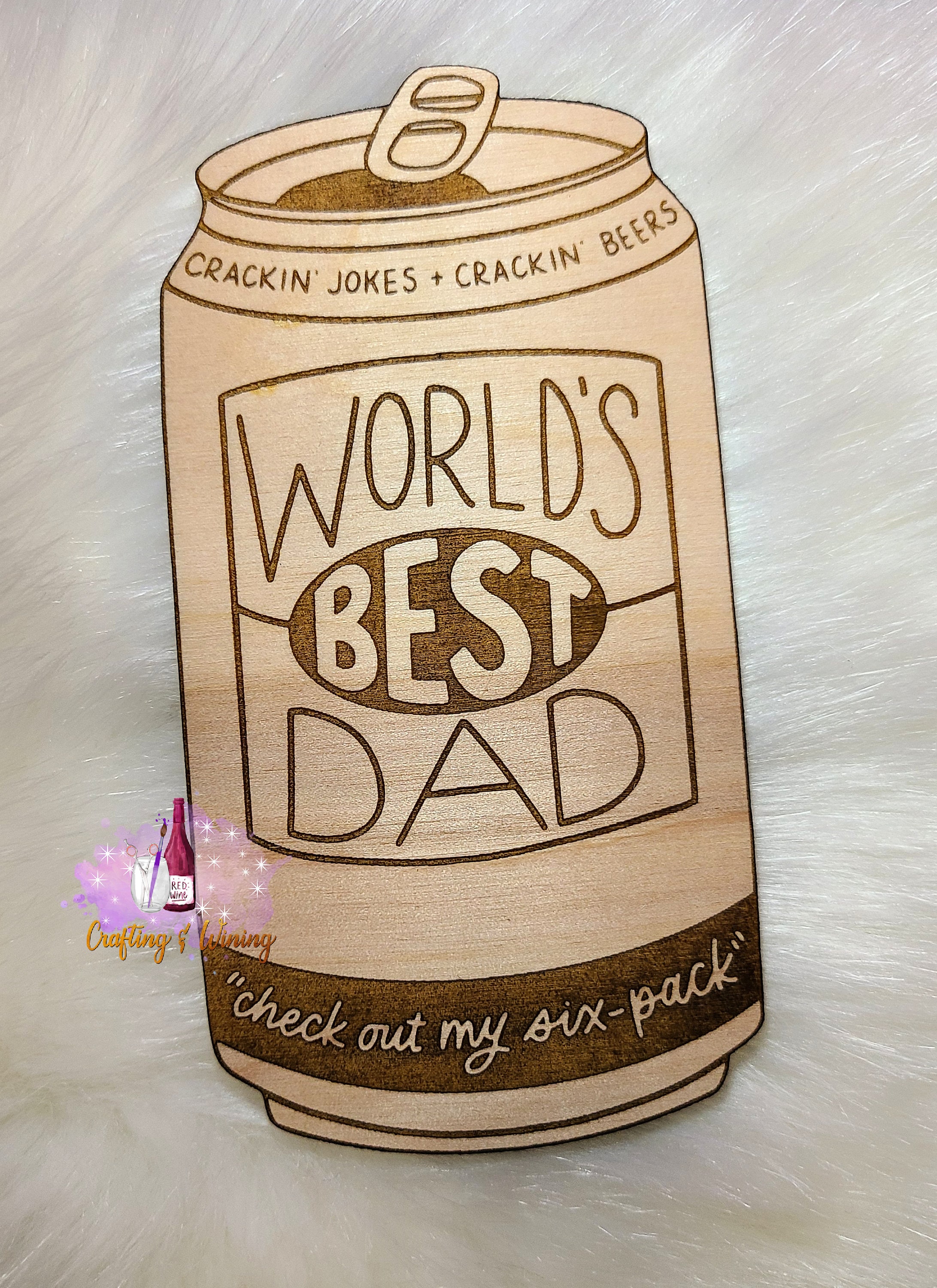World's Best Dad Beer Can Magnet Dad Magnet Beer Gift - Etsy