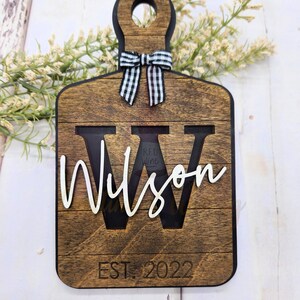 Personalized Monogram Board, Decorative Board, Decorative Cutting Board ...