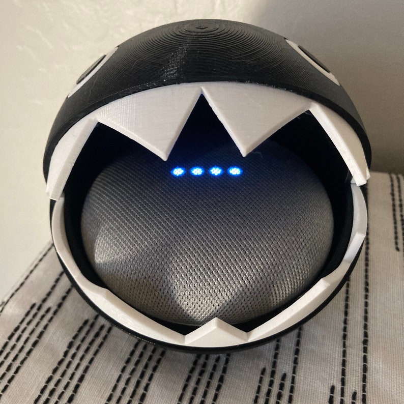 Google Home Stand Super Mario Chomper | Etsy