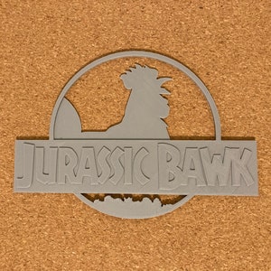 Chicken Coop Sign - Jurassic Bawk - Etsy