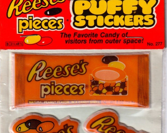 1980s Vintage Puffy Stickers Reese's Reeses Pieces Peanut - Etsy