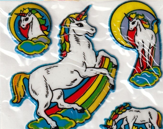 1980s 1990s 2000s Vintage Puffy Stickers Sealed Package, Gorgeous ...