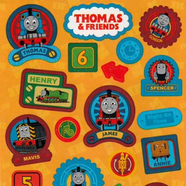 Thomas the Tank Engine Stickers - Etsy