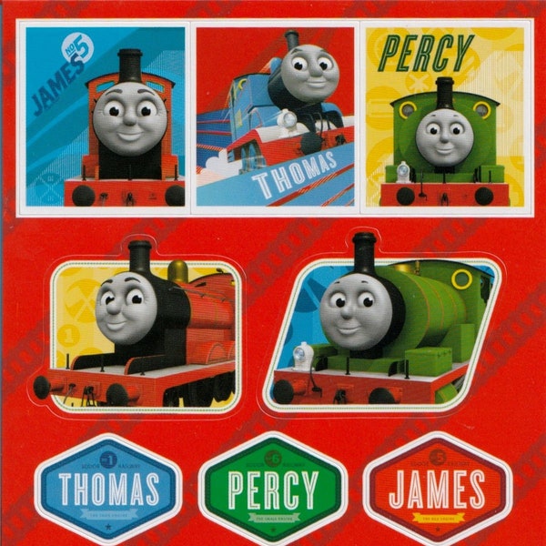Thomas the Tank Engine Stickers - Etsy