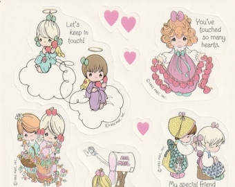 Vintage 1980s 1990s 2000s Hallmark Precious Moments Adults Sticker ...