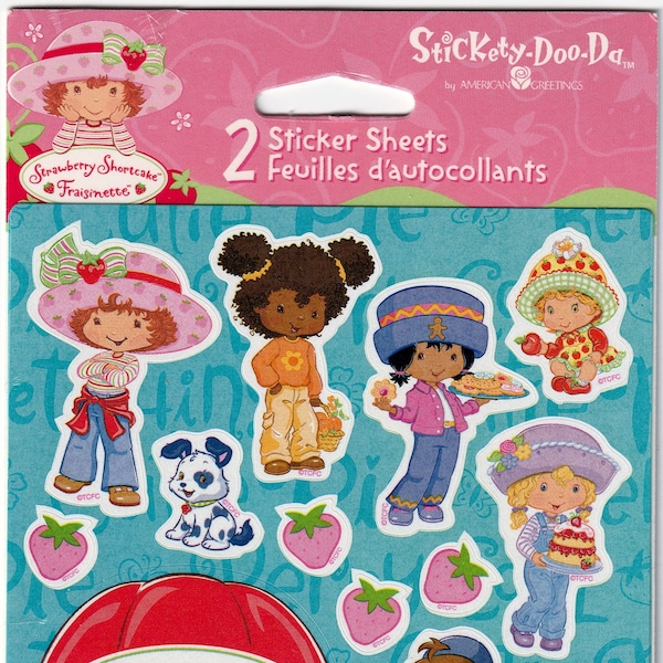 Strawberry Shortcake Stickers - Etsy