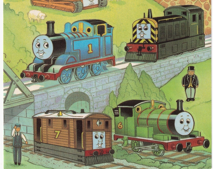 Vintage 1980s 1990s 2000s American Greetings Sticker Sheet: Thomas the ...