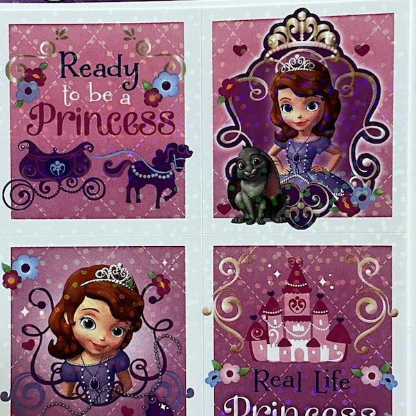 Sofia the First Stickers - Etsy