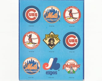 Baseball Sticker Sheet - Etsy
