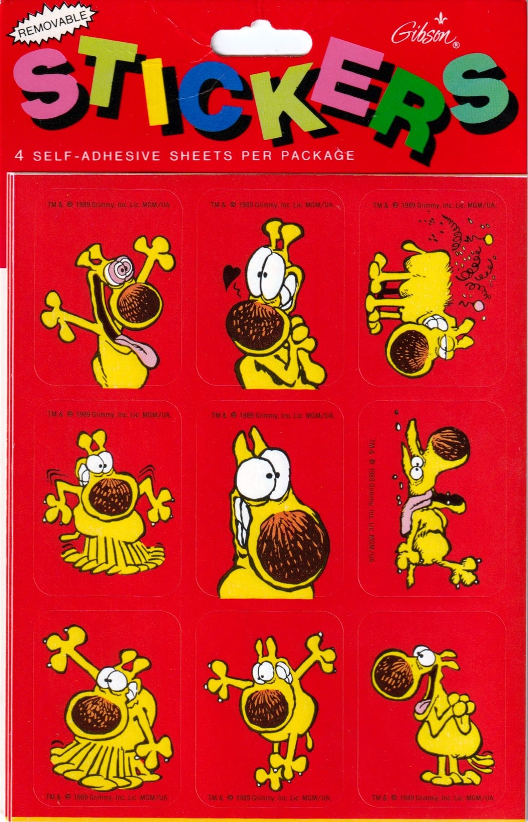 Vintage 1980s 1990s 2000s Sticker Sheet by Gibson Greetings, Mother ...