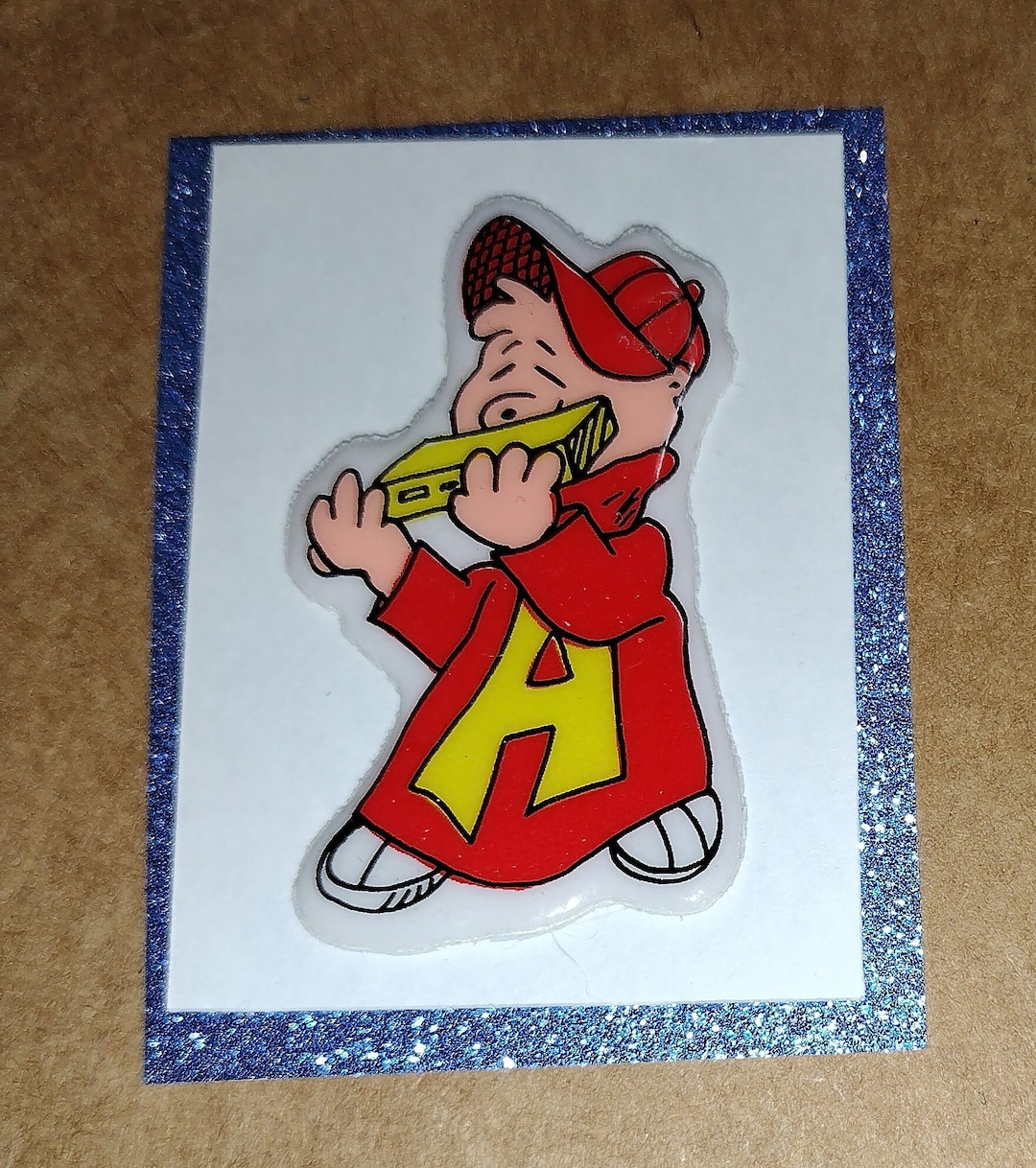 1980s Vintage Alvin and the Chipmunks With Harmonica 1984 Puffy Sticker, Restored/rare - Etsy