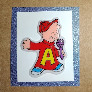 1980s Vintage Alvin and the Chipmunks 1984 Puffy Sticker, Rare ...