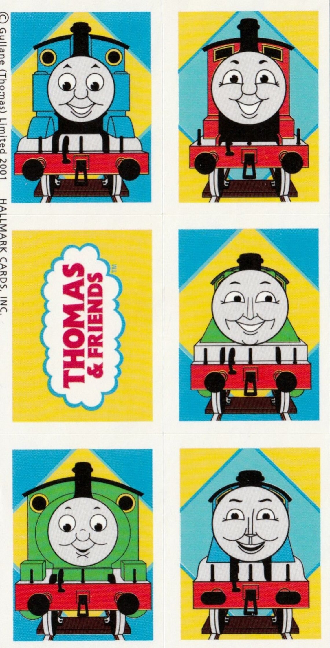 Vintage 1980s 1990s 2000s Hallmark Sticker Sheet: Thomas the - Etsy