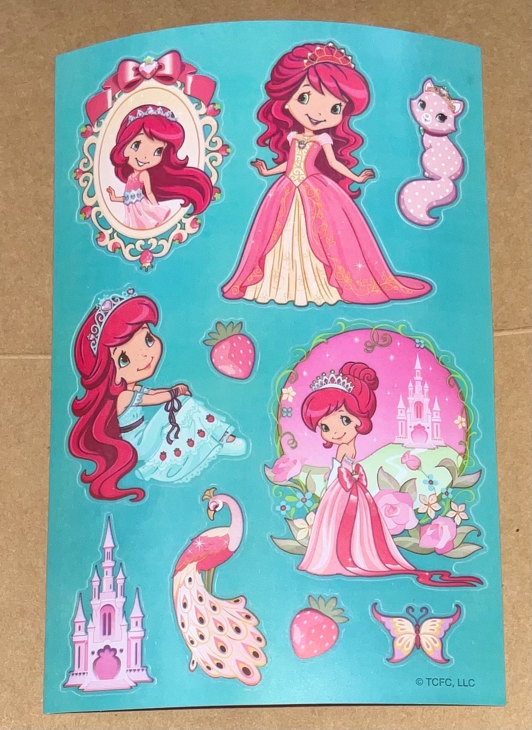 Strawberry Shortcake Single Sticker Sheet From Y2K - 1980s 1990s ...