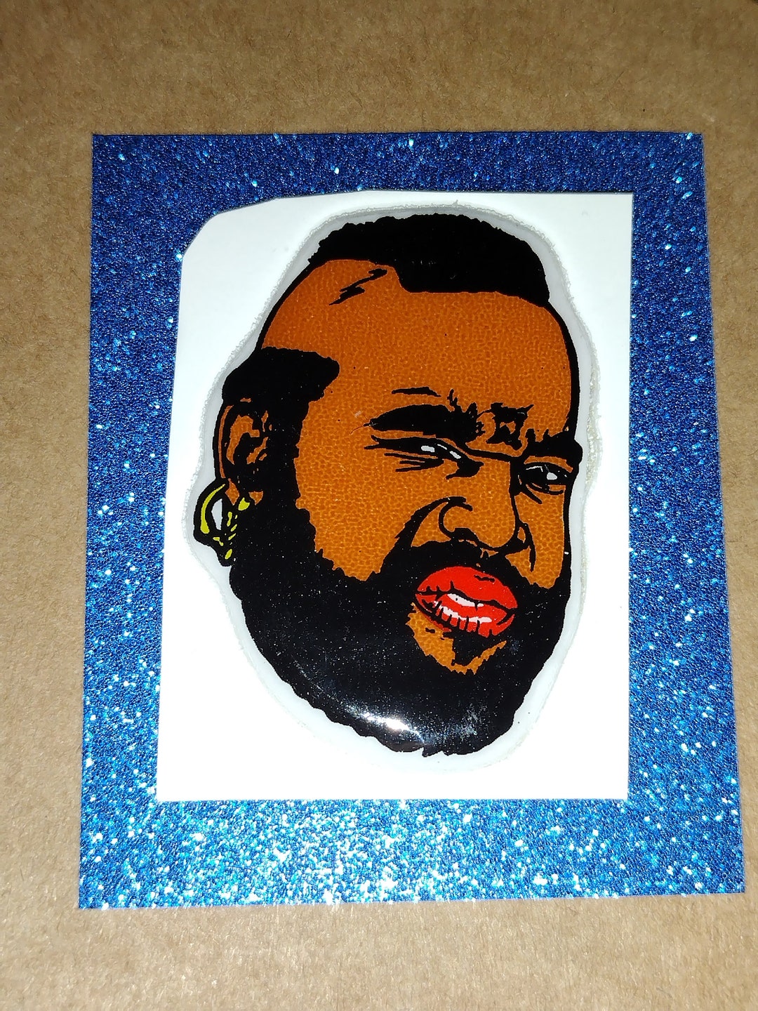 1980s 1990s 2000s Vintage Mr. T From the A Team Show Puffy Sticker ...