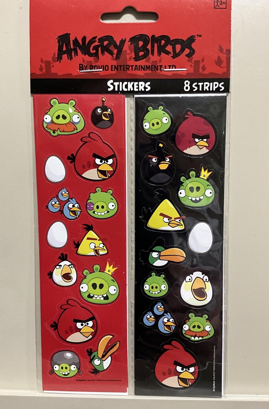 Vintage 1990s 2000s Angry Birds Video Game Sticker Sheets, Set of Two ...