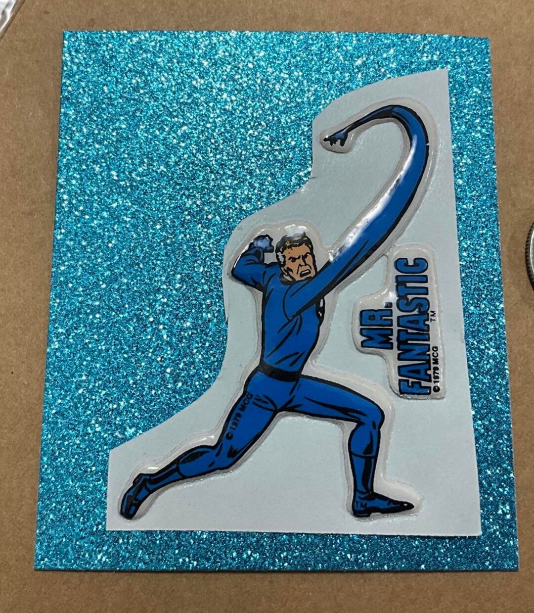 1980s Vintage Puffy Sticker - DC Comics Superhero Mr. Fantastic and ...
