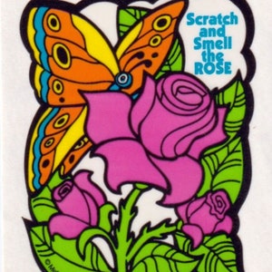 Set 4: Mello Smello Vintage 1980s/90s Scratch & Sniff Sticker, Root ...