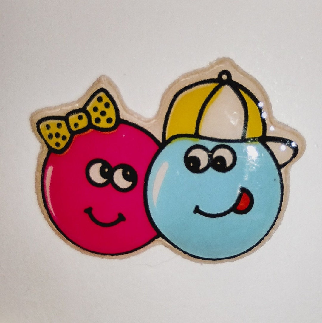 1980s 1990s 2000s Vintage RUSS Puffy Partners Stickers, Set of Bubble ...