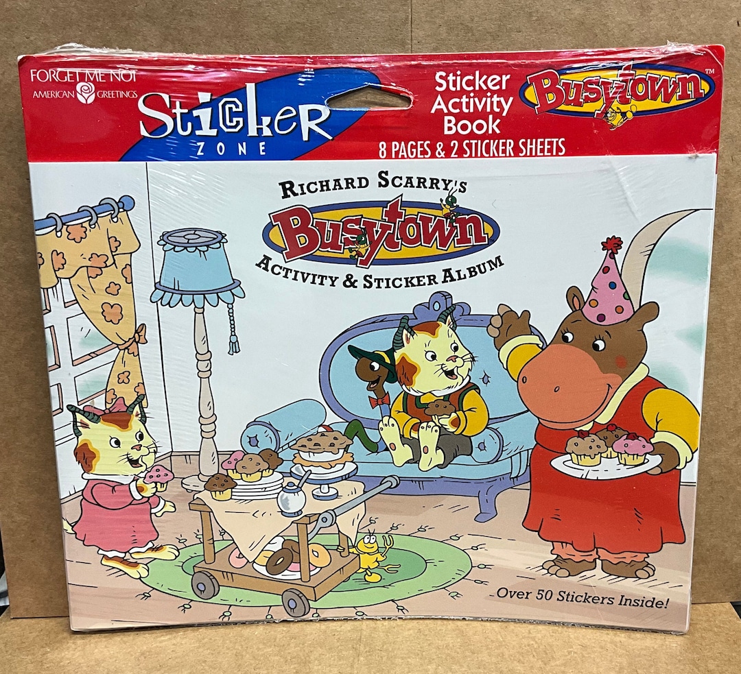 1980s 1990s 2000s Richard Scarry Busytown Vintage American Greetings ...