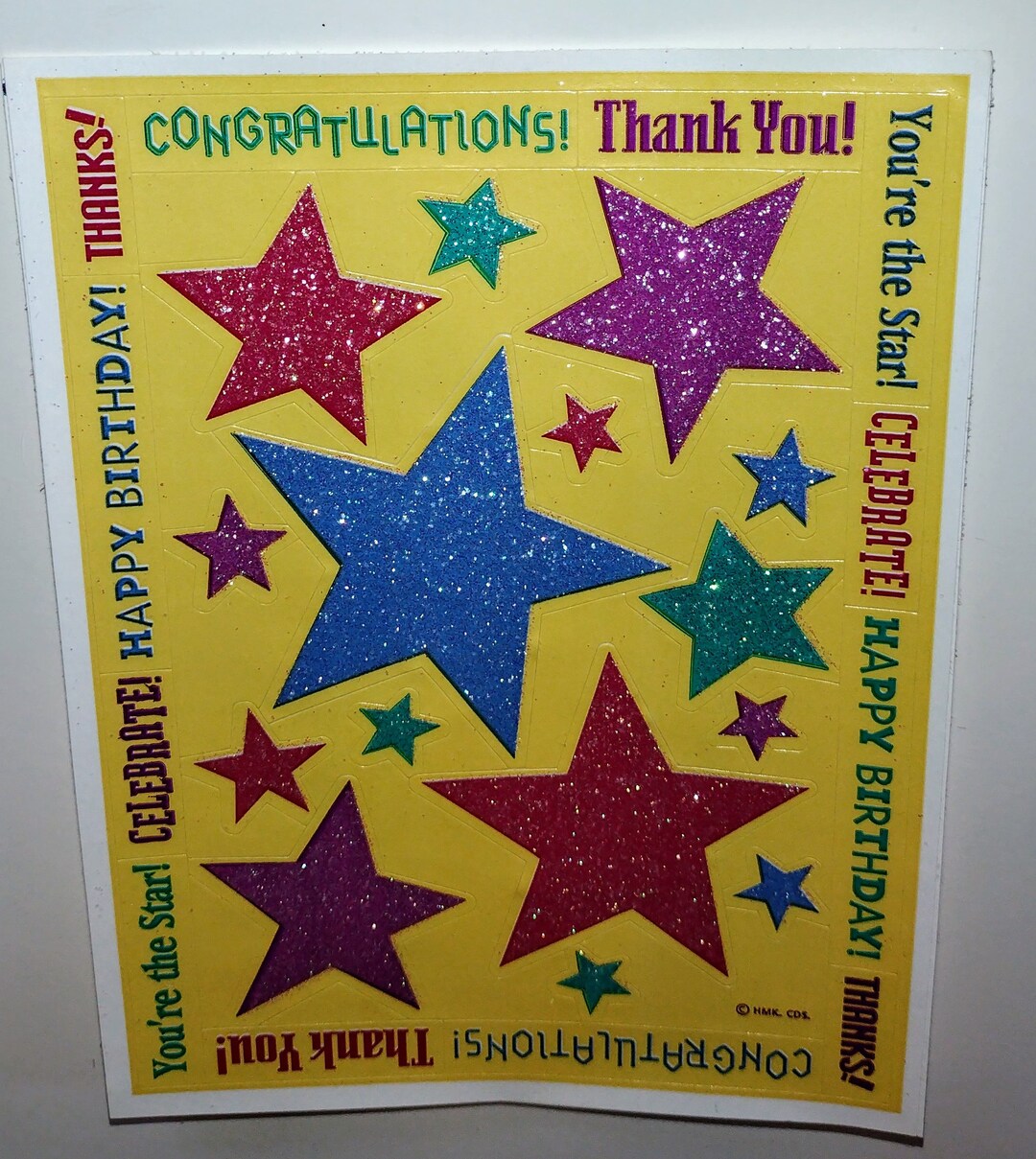 1980s 1990s 2000s Vintage Hallmarkpen Pal/letter Writing Sticker Sheet ...