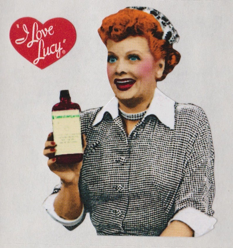 I Love Lucy TV Show Scrapbooking Stickers Choose 1 Lucille - Etsy